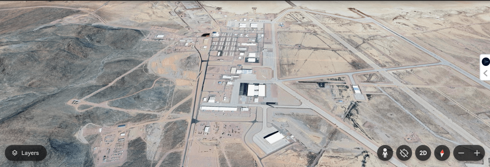 Satellite Image of Area 51 - Aerial Photos of Area 51 in 2025
