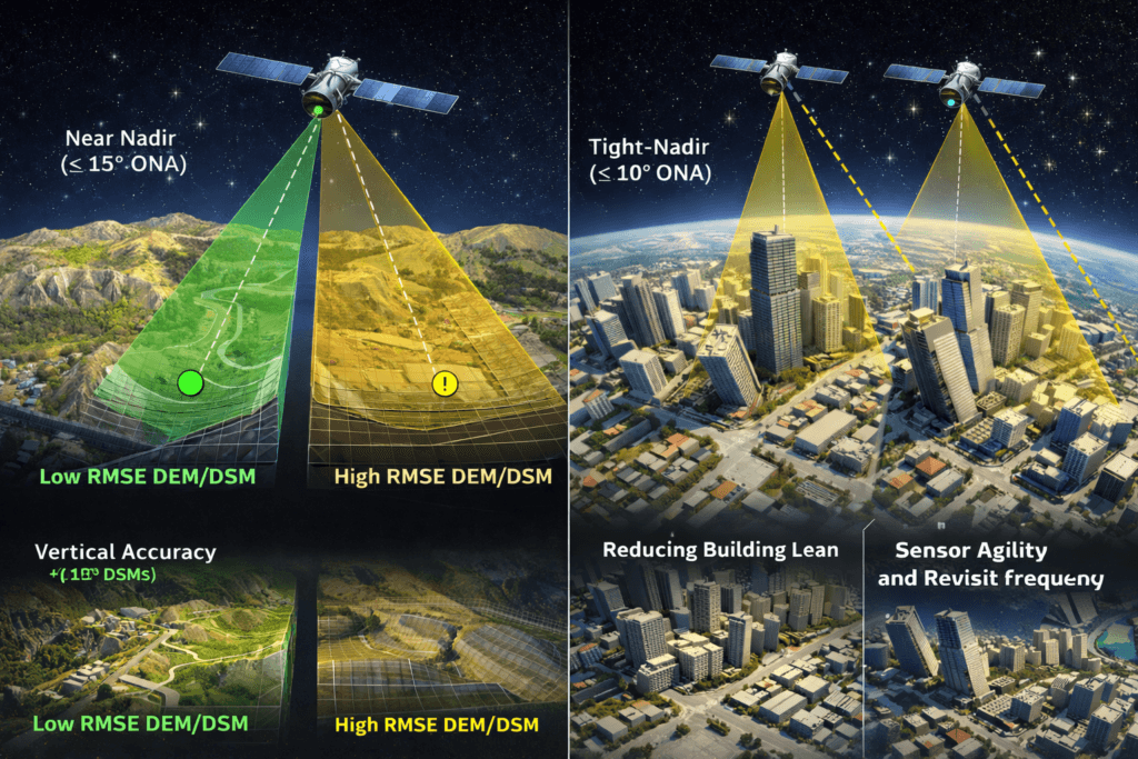 Understanding Satellite Off-Nadir Angle Adjustments
