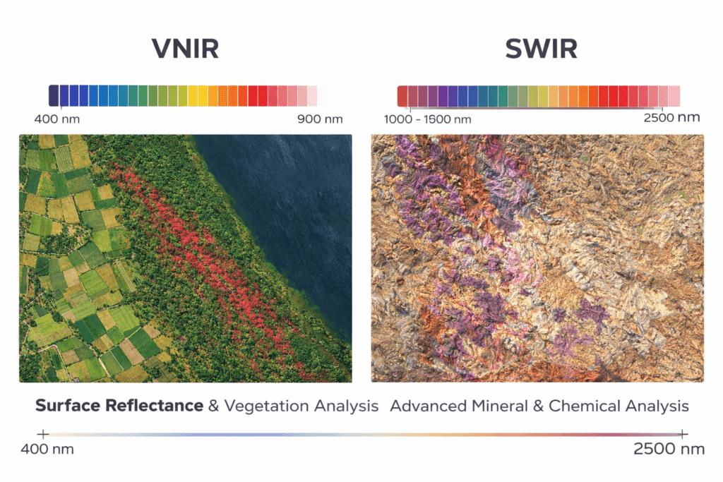 What Is VNIR Hyperspectral Imaging? VNIR vs SWIR Explained